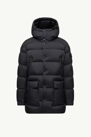 Moncler Bretagne Hooded Mid-length Down Jacket