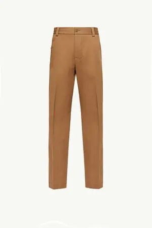 Moncler Tailored Cotton Pants - Beige