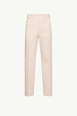 Moncler Tailored Cotton Pants White