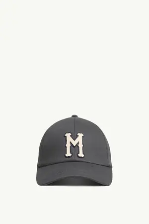 Moncler Cotton Gabardine Baseball Cap - Grey