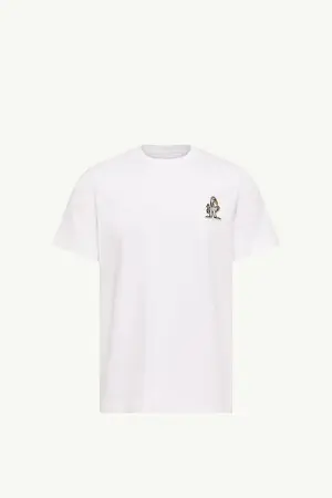 Moncler Logo Cotton T-shirt - White