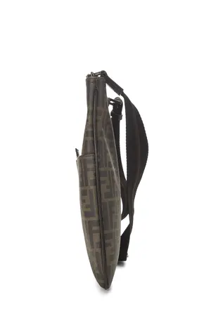 Fendi Zucca Coated Flat Messenger