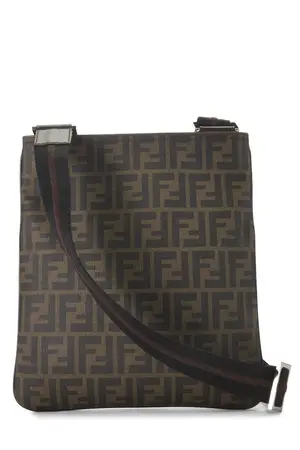 Fendi Zucca Coated Flat Messenger