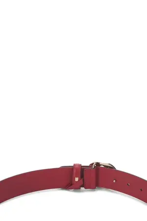 Gucci Interlocking Logo Belt - Red