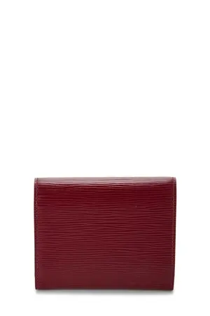 LOUIS VUITTON Rubis Epi Joey Wallet