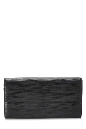 LOUIS VUITTON Epi Sarah Wallet - Black