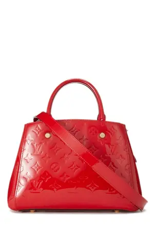 LOUIS VUITTON Cerise Monogram Vernis Montaigne