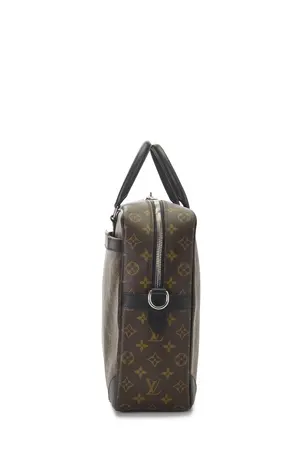 LOUIS VUITTON Monogram Macassar Porte Documents-voyage