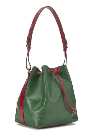 LOUIS VUITTON Bicolor Borneo Green & Red Epi No