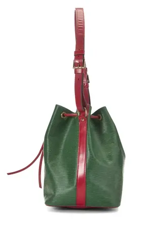 LOUIS VUITTON Bicolor Borneo Green & Red Epi No