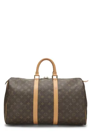 LOUIS VUITTON Monogram Keepall 45 Duffle Bag