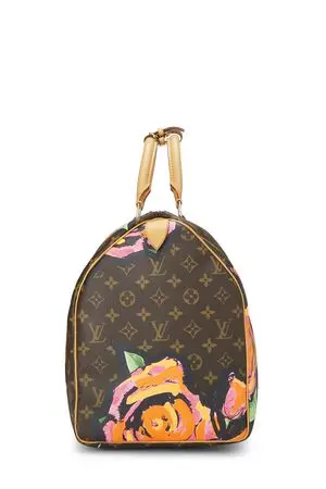 LOUIS VUITTON Stephen Sprouse X Monogram Roses Keepall Bag 50