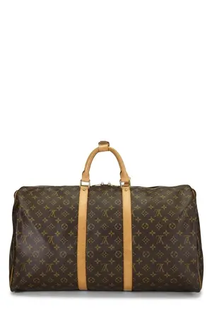 LOUIS VUITTON Monogram Keepall 55 Duffle Bag