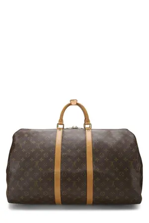 LOUIS VUITTON Monogram Keepall 55 Duffle Bag
