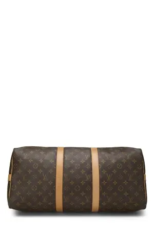 LOUIS VUITTON Monogram Keepall Bandouliere Bag 50