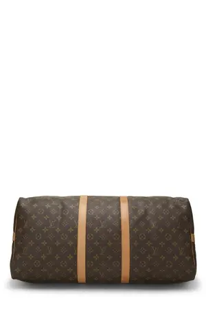 LOUIS VUITTON Monogram Keepall Bandouliere Bag 55