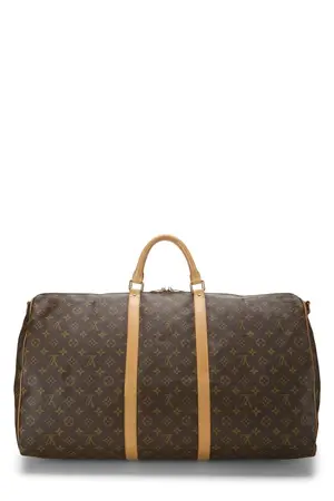 LOUIS VUITTON Monogram Keepall Bandouliere Bag 60