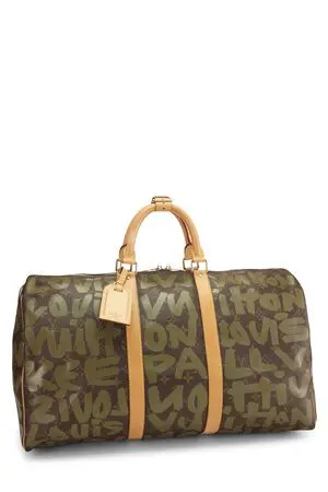 LOUIS VUITTON Stephen Sprouse X Monogram Graffiti Keepall 50 Bag