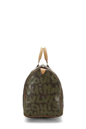 LOUIS VUITTON Stephen Sprouse X Monogram Graffiti Keepall 50 Bag - Green