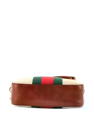 Gucci Vintage Web Canvas Camera Crossbody Bag