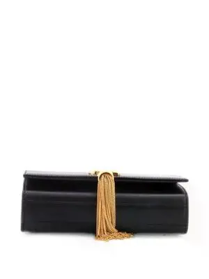Saint Laurent Classic Monogram Tassel Leather Small Crossbody Bag