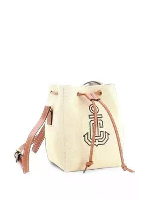 Celine Cailor Canvas Micro Bucket Bag
