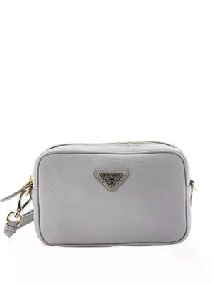 Prada Vitello Soft Mini Camera Bag - Grey