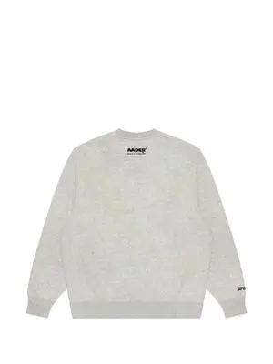 AAPE BY *A BATHING APE Aaper Moonface Logo Crew Neck Sweatshirt