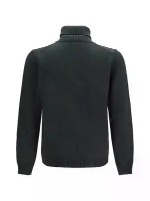 ROBERTO COLLINA Roll-neck Wool Sweater - Green