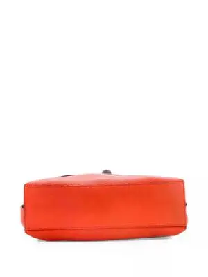 Gucci Bamboo Daily Top Handle Bag Leather Small Satchel - Orange
