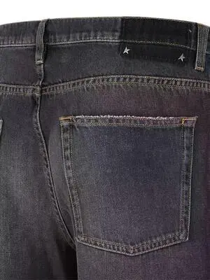 GOLDEN GOOSE Distressed Logo-patch Jeans