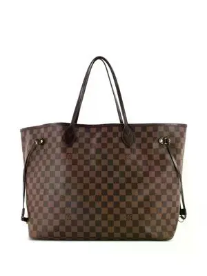 LOUIS VUITTON Neverfull Nm Damier Gm Tote Bag - Brown