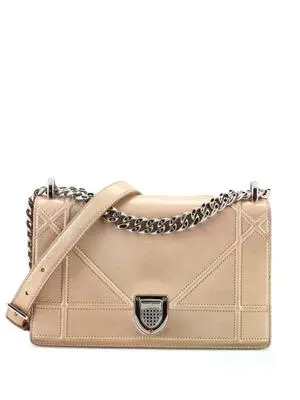 Dior Diorama Flap Bag Iridescent Nubuck Small Shoulder Bag