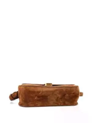 Saint Laurent Suede Shoulder Bag - Brown
