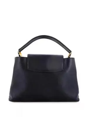 LOUIS VUITTON Capucines Bag Leather Mm Satchel