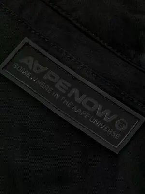 AAPE BY *A BATHING APE Woven Moonface Logo Pants