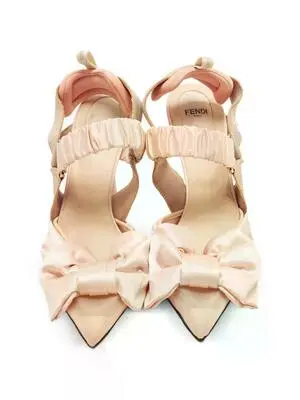 Fendi Colibri Bow-detail Heeled Pumps