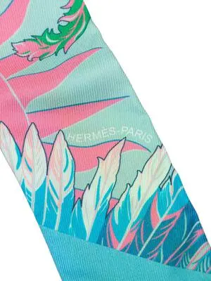 Hermès 2010-2026 Cheval Phoenix Silk Twilly Scarf Scarves