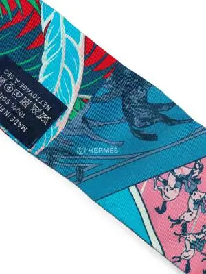 Hermès 2010-2026 Cheval Phoenix Silk Twilly Scarf Scarves