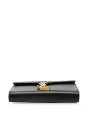 Saint Laurent 2013-2026 Grain De Poudre Monogram Cassandra Chain Wallet Crossbody Bag