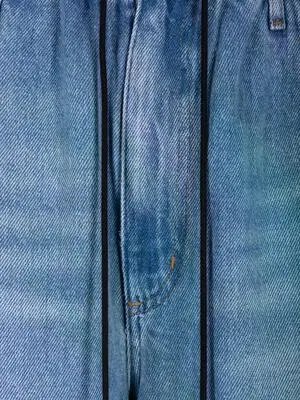 AGOLDE Shaw Drawstring Wide Leg Jeans - Blue