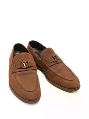 LOUIS VUITTON Estate Suede Loafers