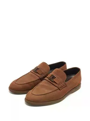 LOUIS VUITTON Suede Loafers