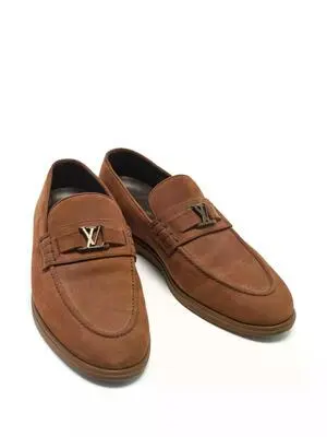 LOUIS VUITTON Suede Loafers