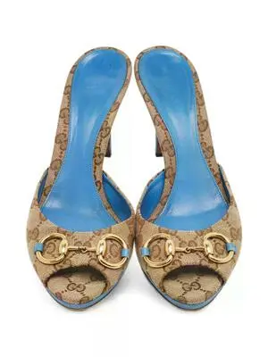 Gucci New Hollywood Horsebit Heeled Sandals