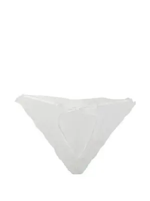 JENNIFER BEHR Lace-trimmed Silk Hair Scarf