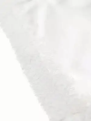 JENNIFER BEHR Lace-trimmed Silk Hair Scarf