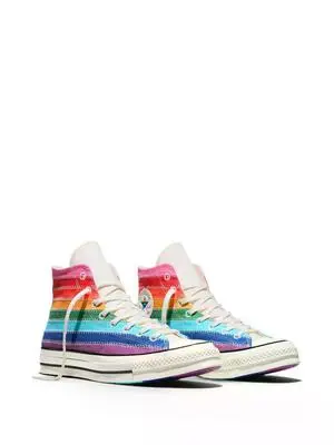CONVERSE Chuck 70 Pride Flag High Top Sneakers