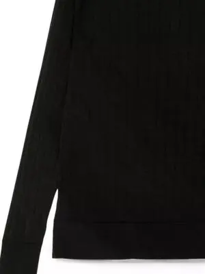 WALES BONNER Ribbed Knit V-neck Sweatshirt