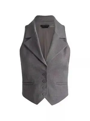 ALICE + OLIVIA Erica Notched-lapels Top